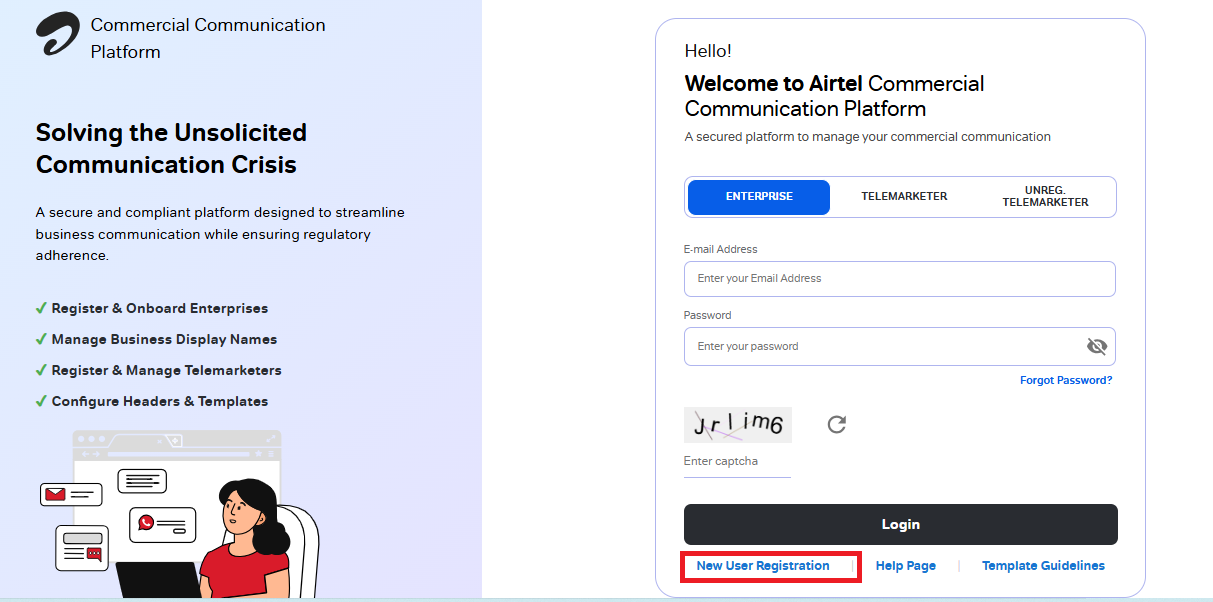 Airtel DLT Registration Process | Authkey's DLT Help Center