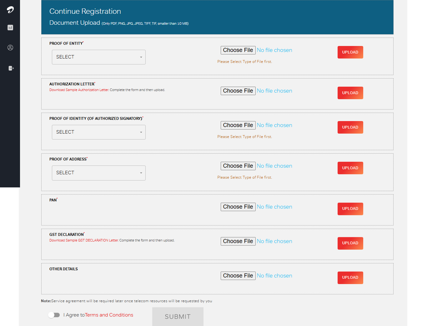 Documents Required for DLT Registration | DLT Help Center